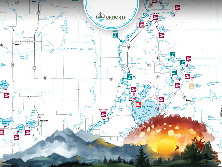 Aitkin County Water Access Map - Costa Rica Las Villas